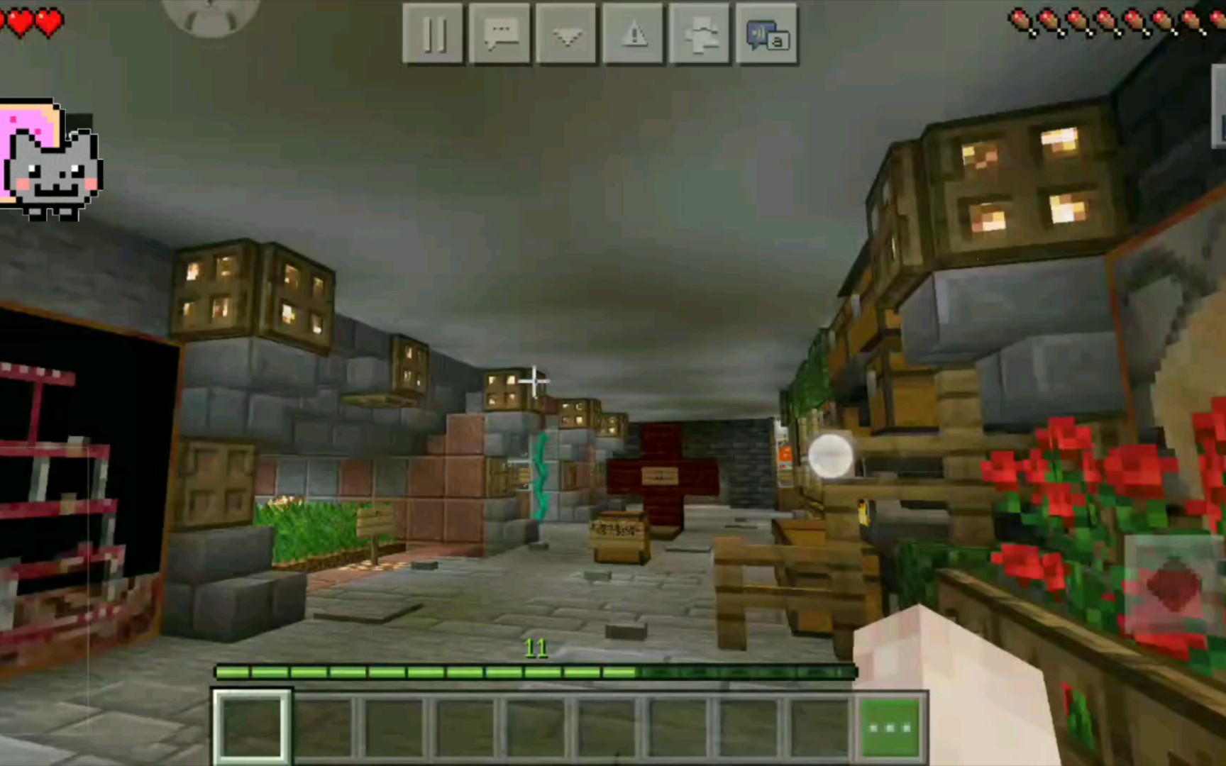 展示游玩别人的我的世界手游租赁服一个多月的成果