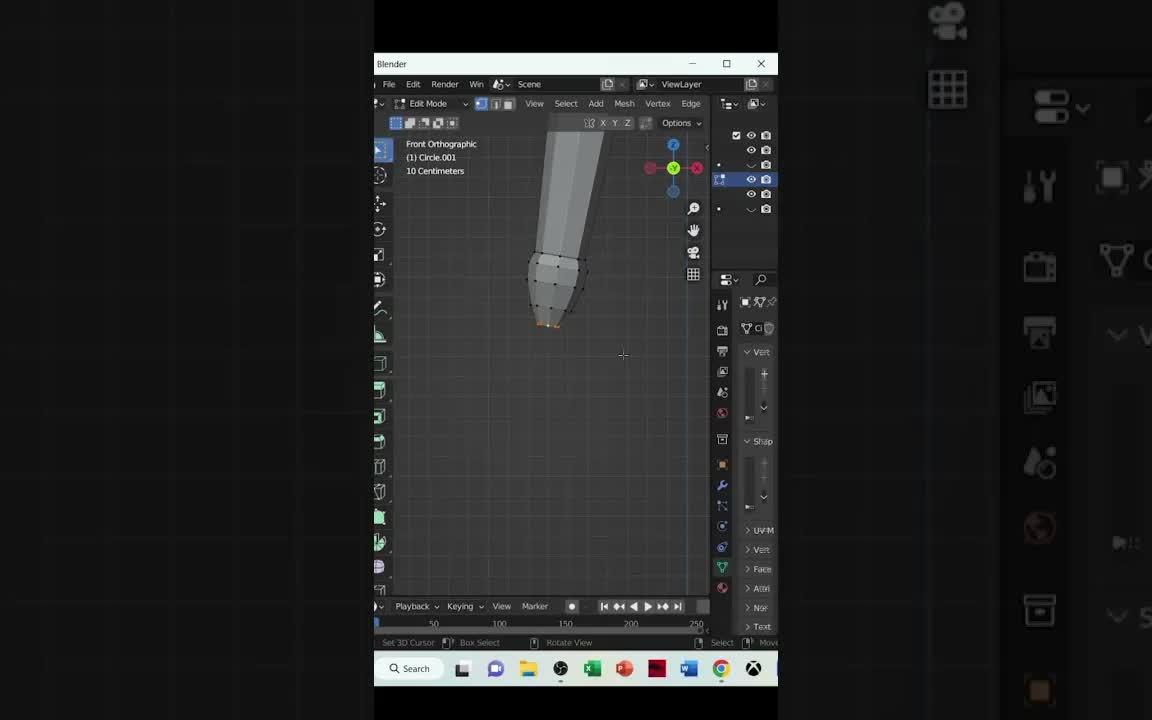 iBlender中文版插件教程使用 3D Blender软件进行椭圆桌建模 #shorts #...