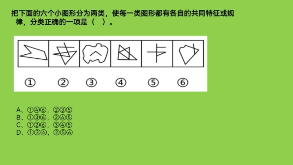 2021安徽合肥事业单位考试,图形推理2,考查笔画数