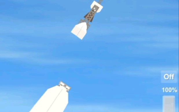 (航天模拟器)自制中仿土星五号,逃逸测试