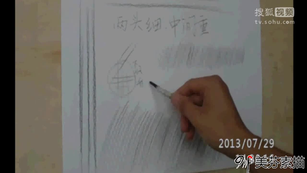 素描入门排线的练习方法和握笔姿势。素描直线的画法,如何画直线和...