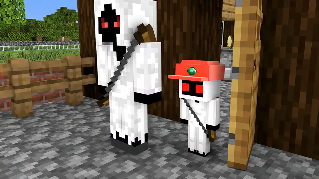 我的世界MC动画:实体303的故事,实体303与孩子森林冒险