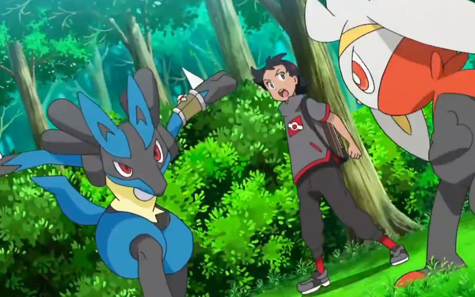 宝可梦剑盾动画 25集预告 耿鬼将会对阵超级进化路卡利欧