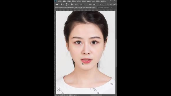 PS证件照换衣服和发型