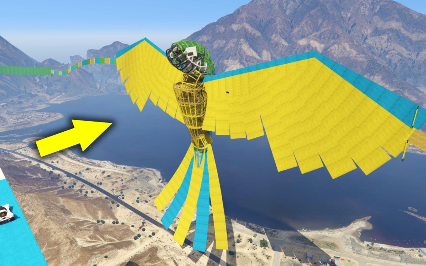 这个作者居然做了个巨型鹦鹉?现在的地图什么都有