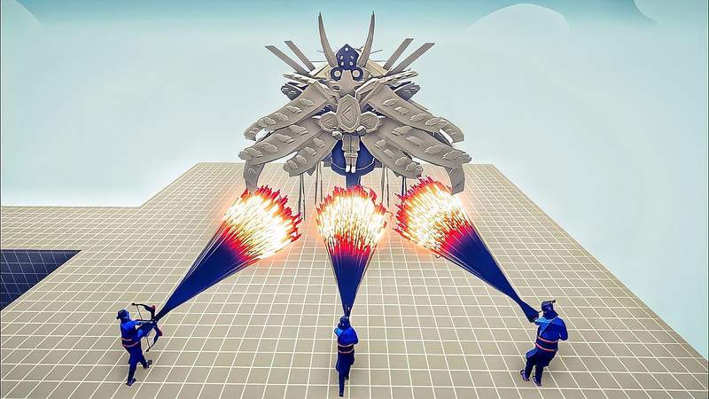 全面战争模拟器:灵魂傀儡之神VS神之兵种3人组