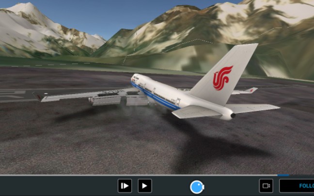 小梁模拟飞行实况第二十五期 漂移着落玩上头了