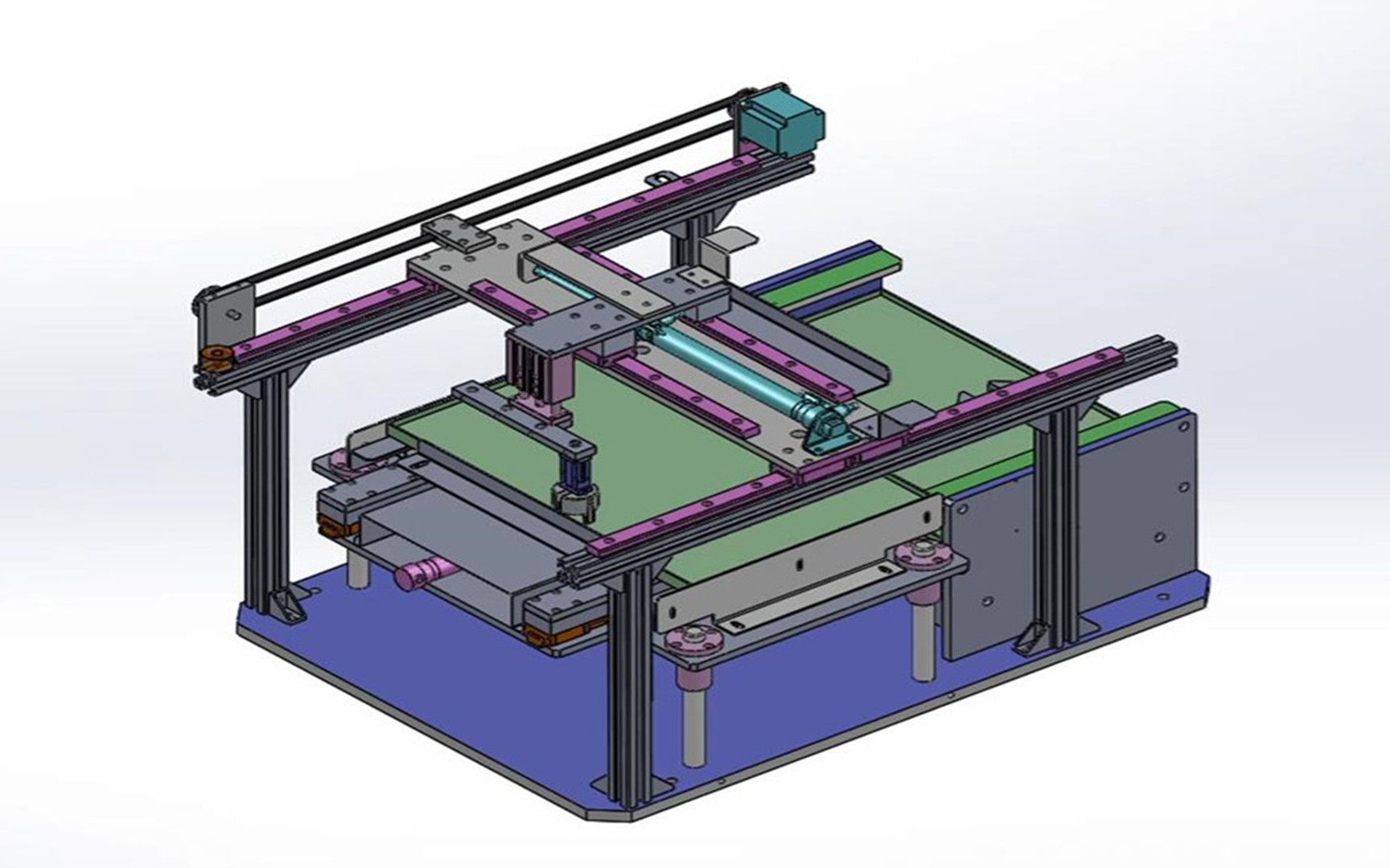 龙门架移载机械手的y轴结构设计