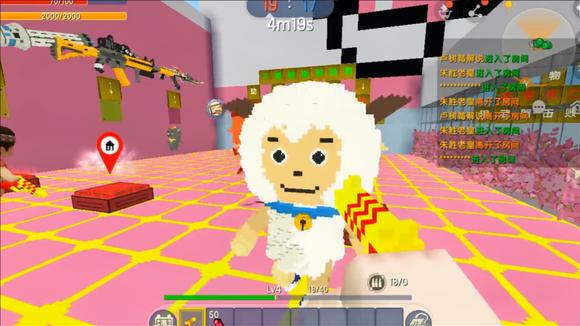 迷你世界:这是打动物比赛呀,比赛谁得分多