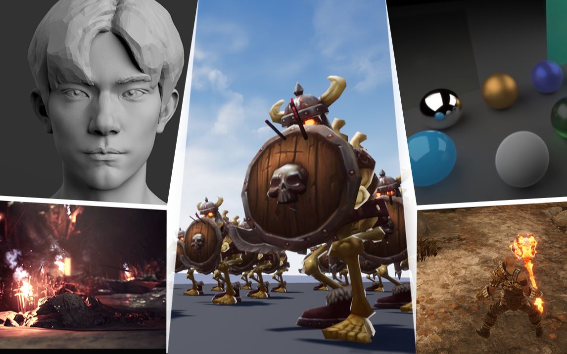 ...(内含限时优惠)UE4 / 光线追踪渲染 /MMORPG / ZBrush雕刻 视频教程