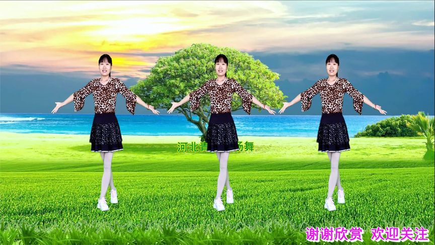 经典网络神曲广场舞《小苹果》最新32步，动感好看
