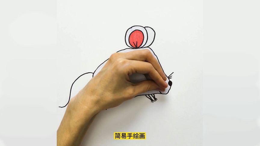 第30篇:适合6~10岁小朋友的亲子简笔画。 #简笔画 #仓鼠的画法