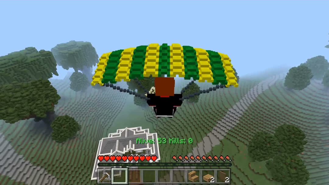 Minecraft我的世界趣味服务器小游戏堡垒之昼