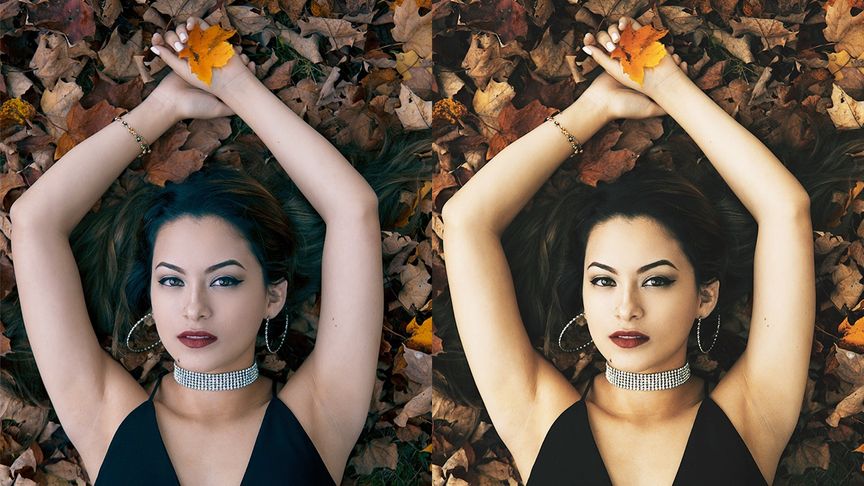 PS调色技巧:皮肤色调不好怎么做?曲线1步调出暖黄色!