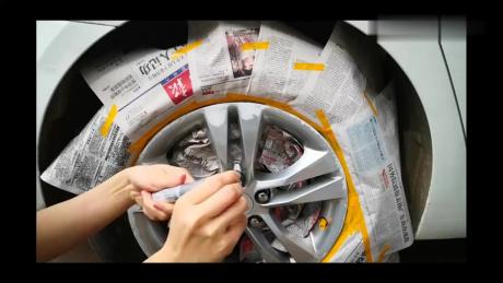 汽车轮毂修复视频