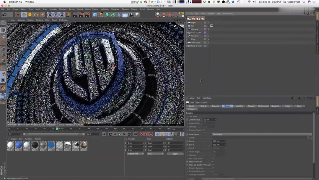 【GSG-201709】C4D R19内置渲染器Prorender GPU基础