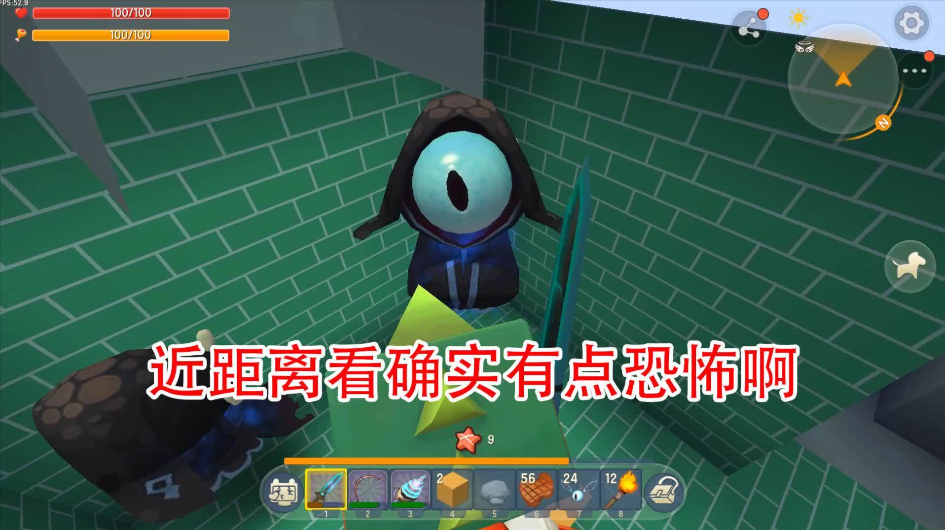 迷你世界:挖够了远古宝石,开始准备地心门框