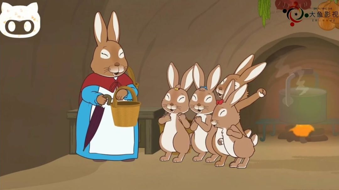 彼得兔和朋友们#睡前小故事#动画片#彼得兔妈妈进城…