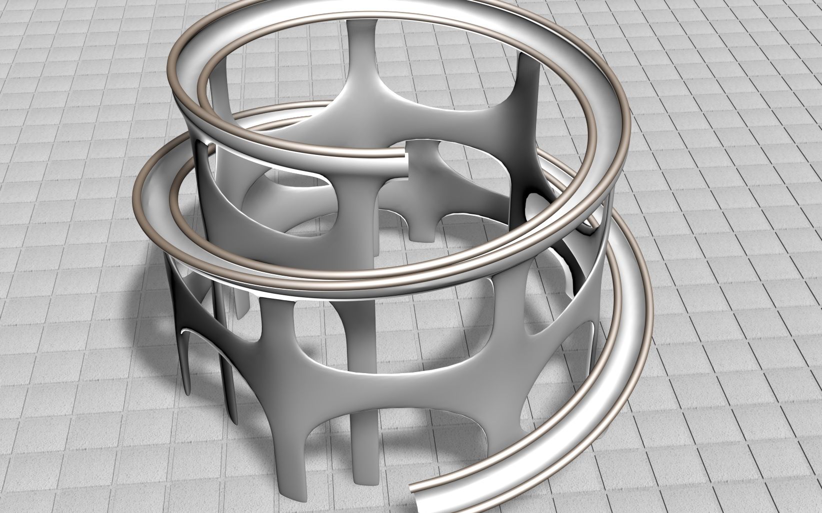 3Dmax 建模答疑 螺旋滑滑梯建模讲解