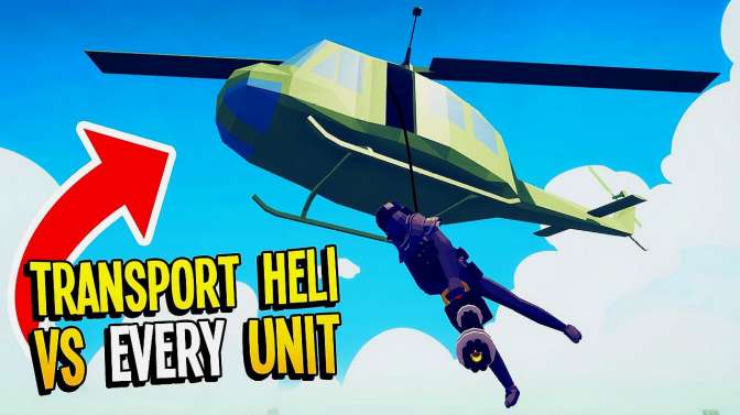 全面战争模拟器:运输直升机投入战斗,到底拉了多少人?