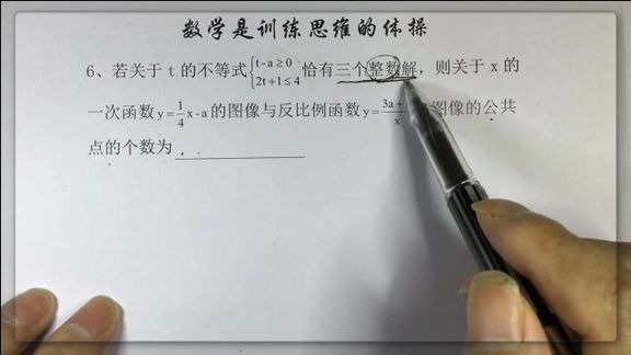 方程、不等式和函数6