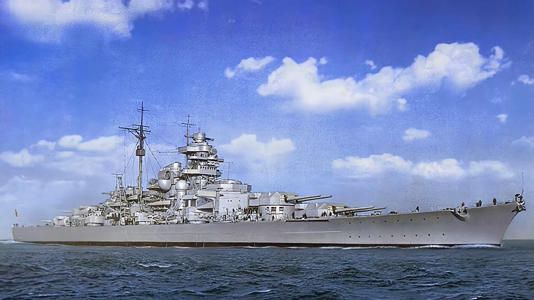 大叔玩战舰世界 二战名舰德国海军卑斯麦号战列舰