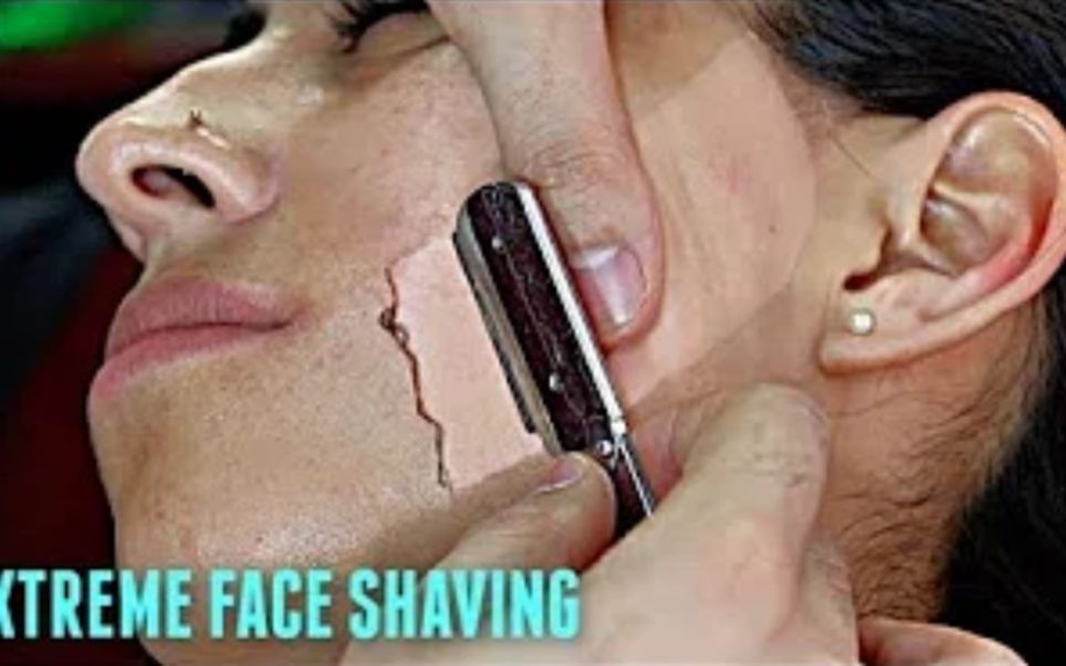 实拍去除脸部死皮的全过程,前后对比就跟换脸一样简直了!@油兔不二...