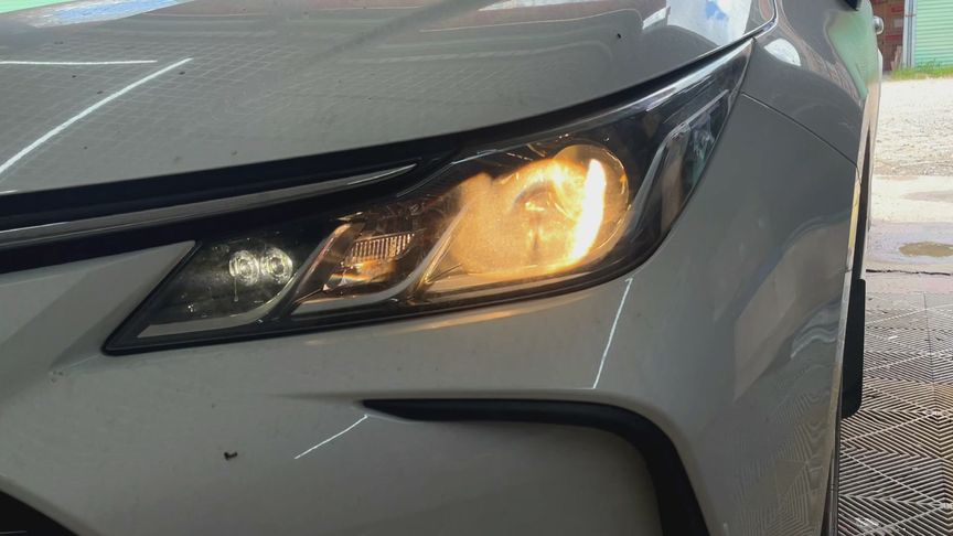 1.2T卡罗拉CVT先锋版#汽车灯光升级#梅州新烨