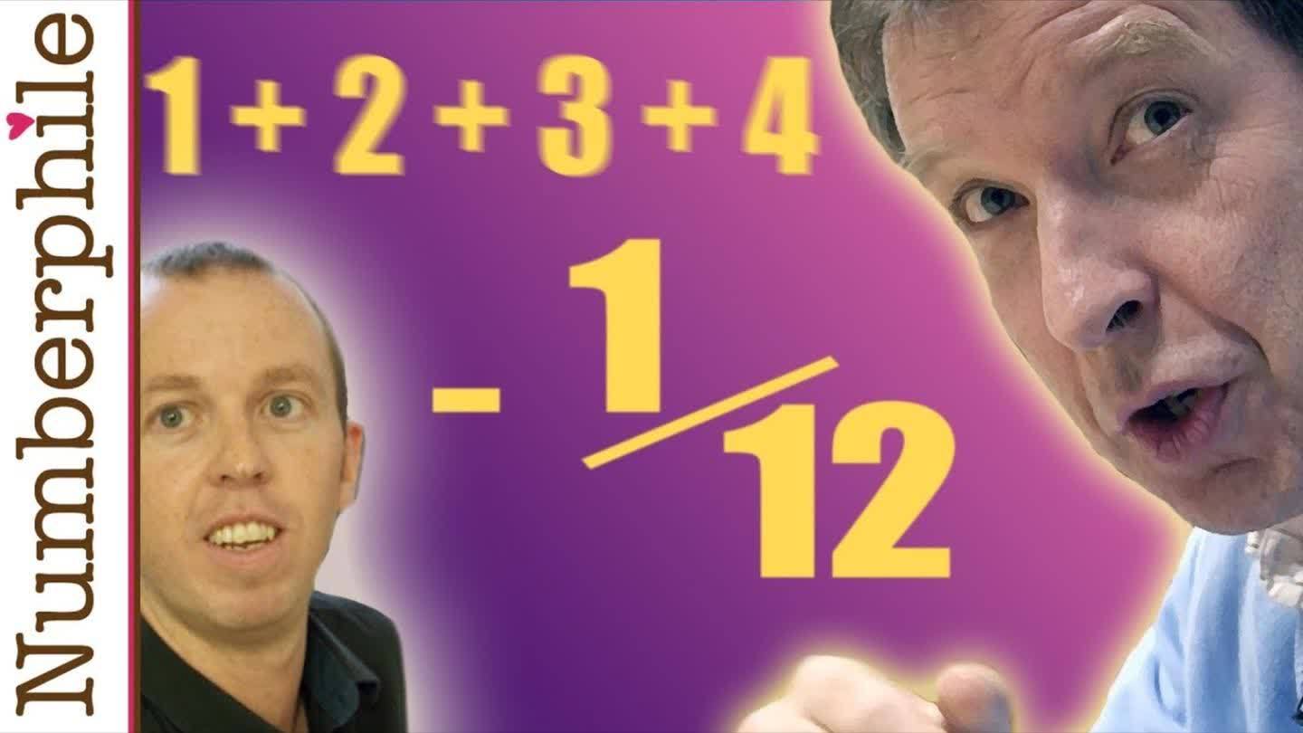 惊人的无穷数列 1+2+3+4+. = -112