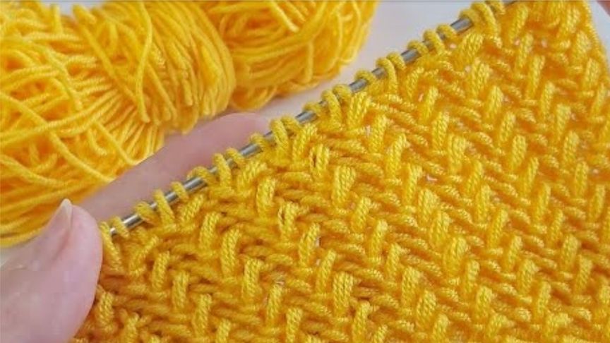 棒针编织漂亮的竖纹花样,简单易学,附钩针教程