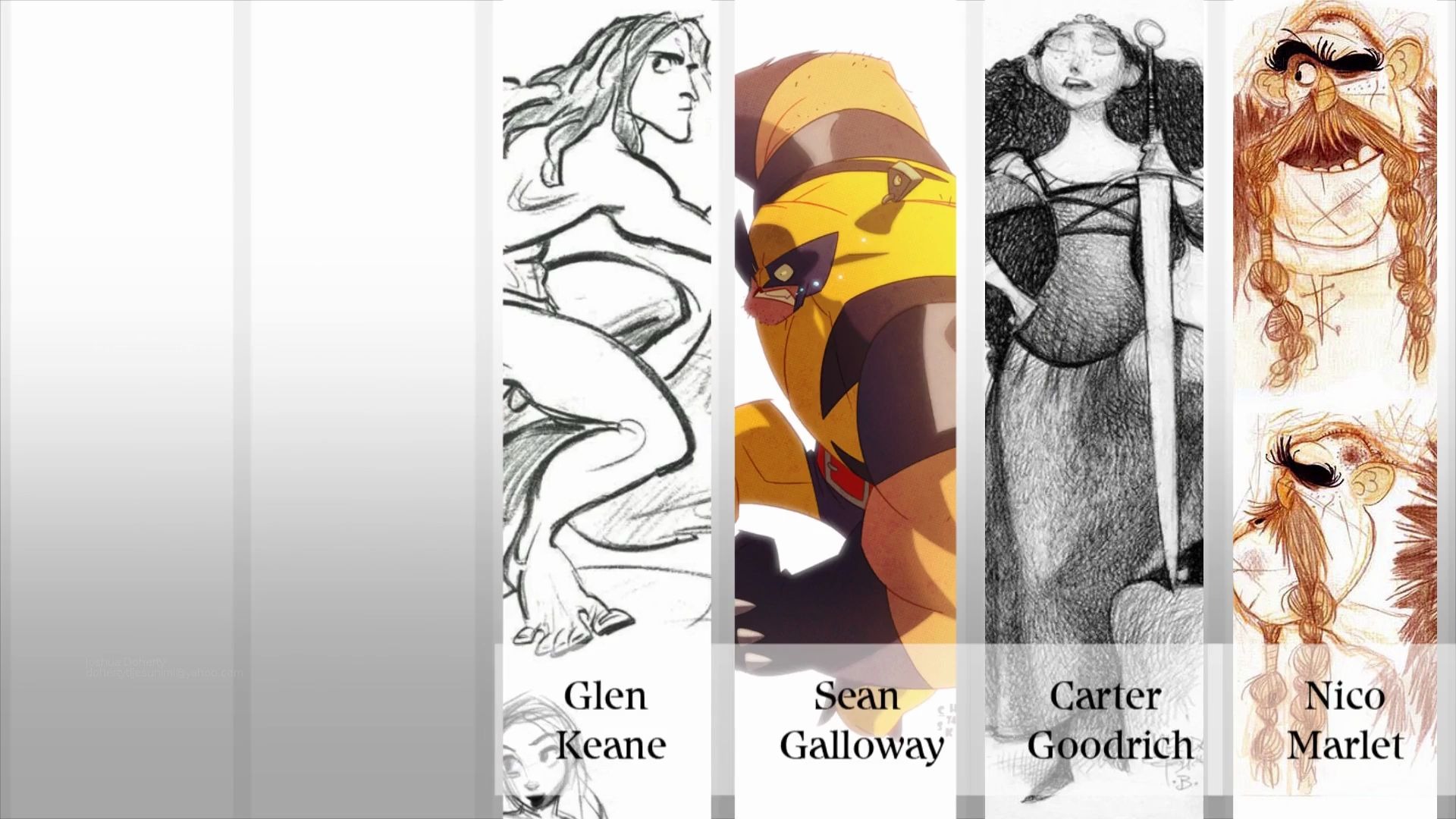 个性化角色概念设计绘画全流程视频教程 RRCG