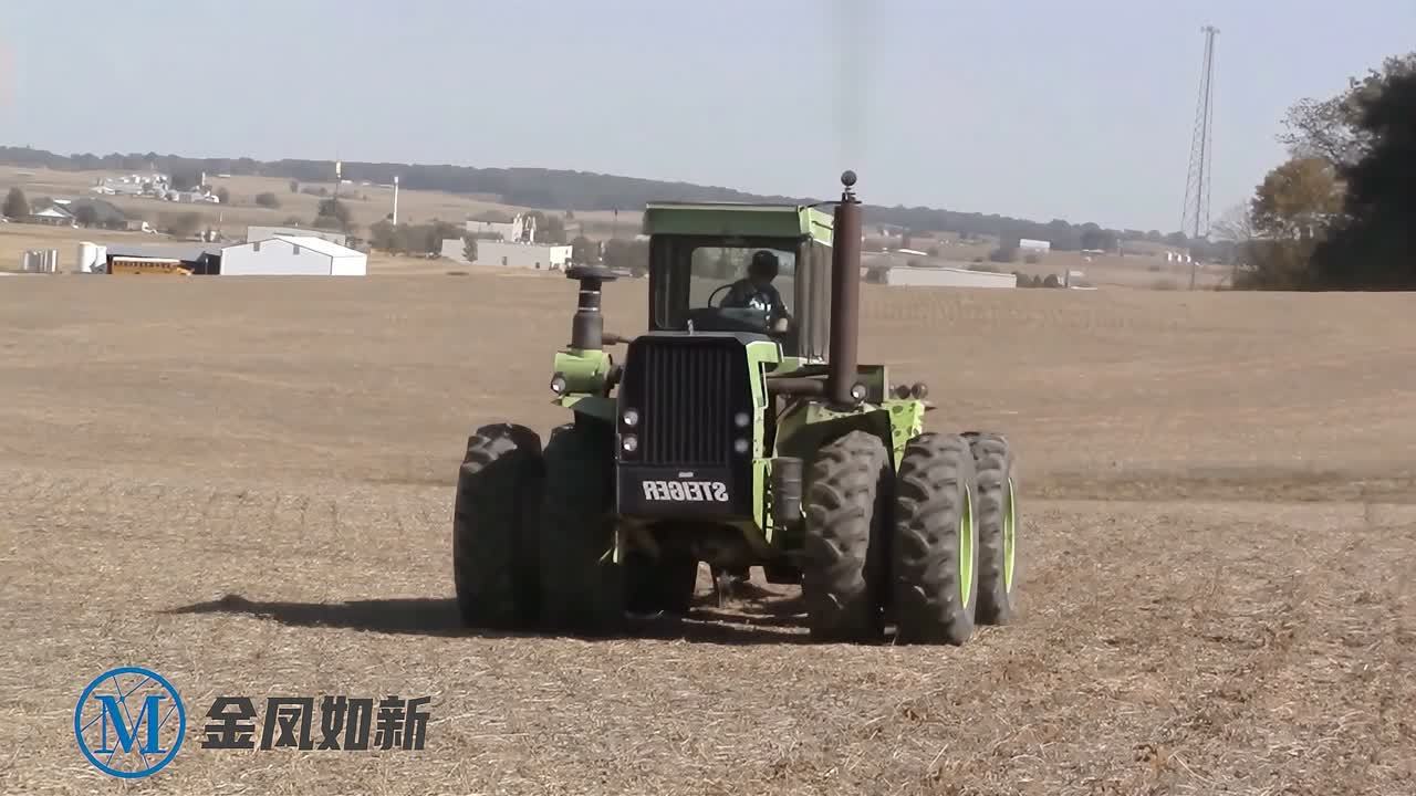 现代化农业展示:有这样的拖拉机,农场管理起来就轻松多了