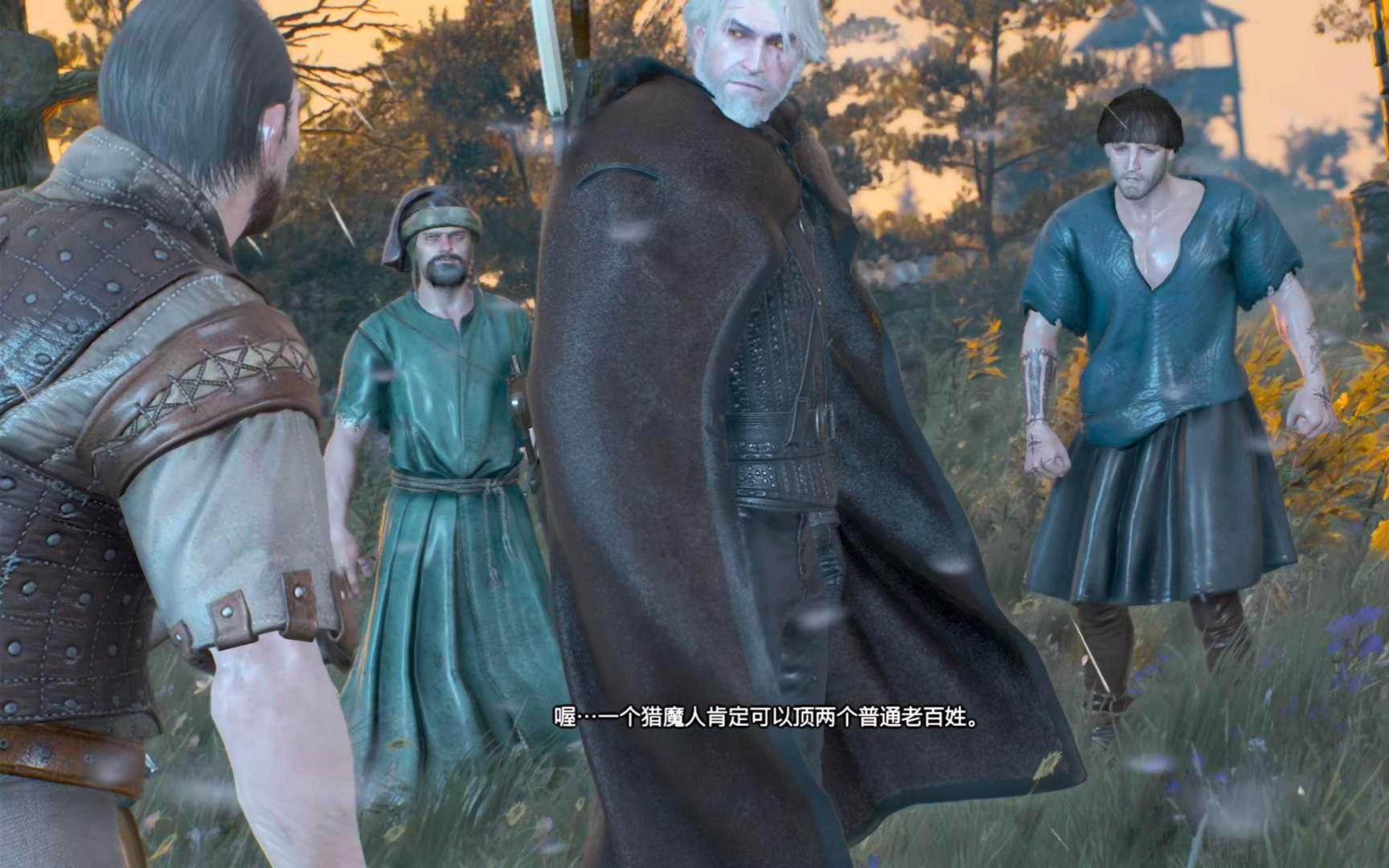 感谢mod让我在巫师3实现了刺客信条英灵殿的披风梦想,裹脚布和铁板...