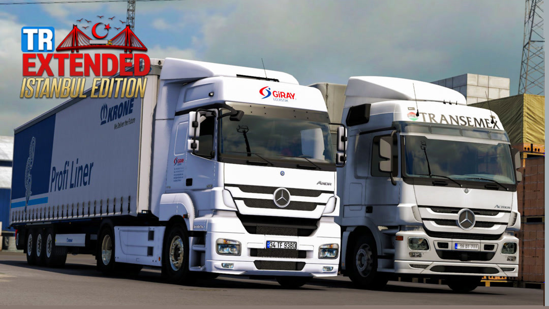 《欧洲卡车模拟2》和奔驰MP3一起穿越伊斯坦布尔