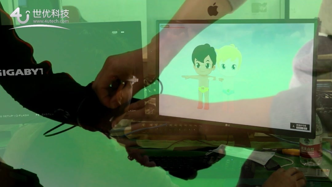 世优科技实时虚拟人案例:海尔兄弟ip