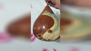 葫芦上作画 关键还这么好看呢