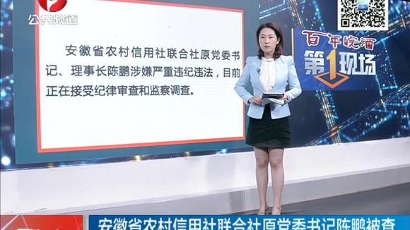 安徽省农村信用社联合社原党委书记陈鹏涉嫌严重违纪违法被查