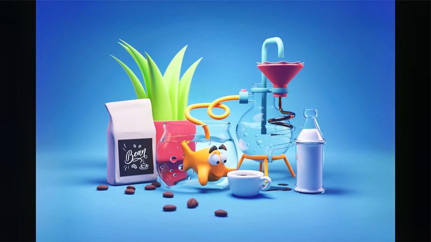 blender-2.8x-制作咖啡实验室插图制作-模型向#blender