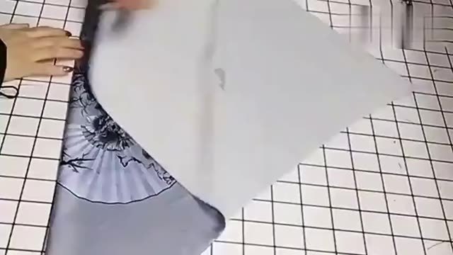 一块布教你做旗袍,看着就很神奇,效果惊艳众人