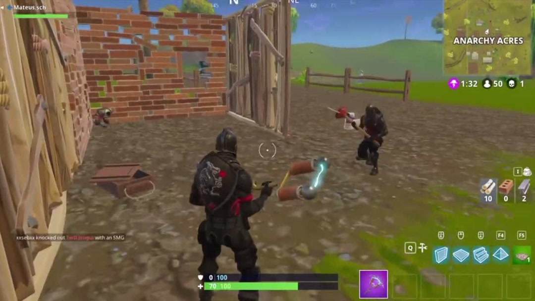 堡垒之夜游戏:假发射台陷阱!