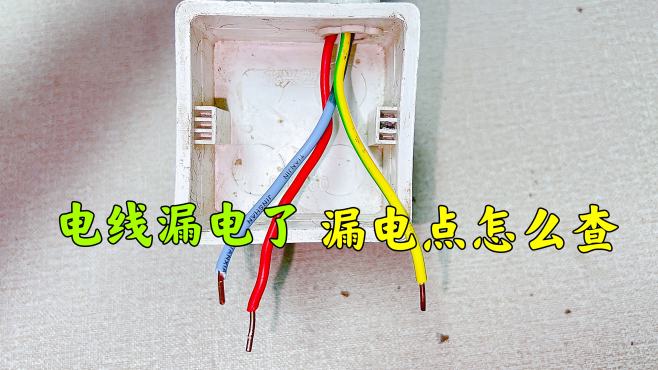 电线漏电点怎么查?老电工教你分断查找,又快又准0失误,真实用