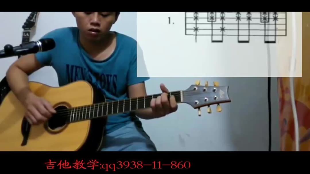 吉他自学入门教程 基础指法就是这么简单 吉他弹唱教学