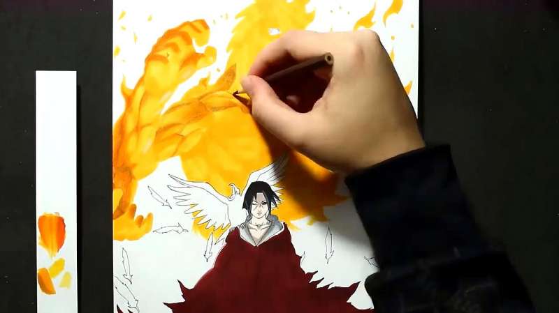 看看牛人如何画动漫的,这画的是谁?看出来了吗?