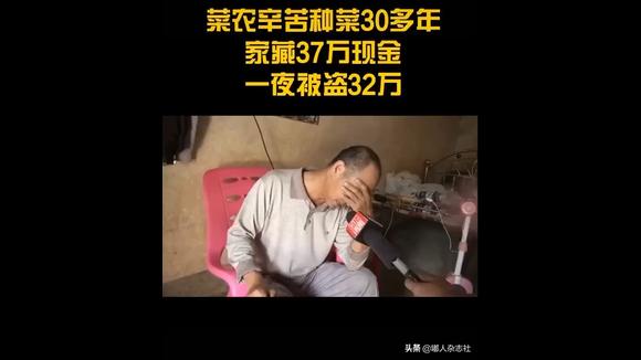 农民辛苦种菜30多年,家藏37万现金一夜被盗32万(第一集)