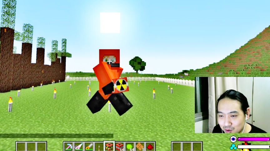 我的世界贝爷真实生存72 防化服测试,再爆一个核弹