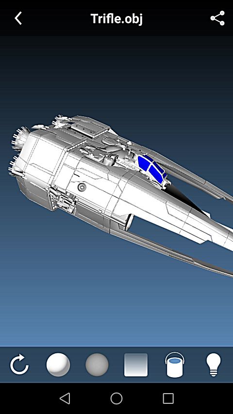 安卓EMB3D模型查看器浏览3D模型演示1