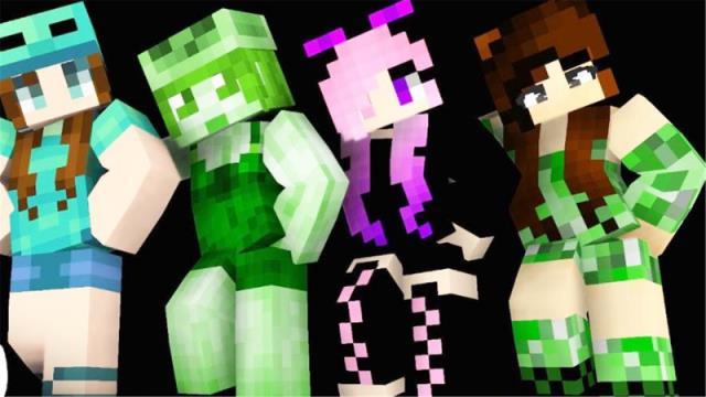 Miecaft动画《怪物娘化》,当怪物们变身美少女,这颜值我爱了!