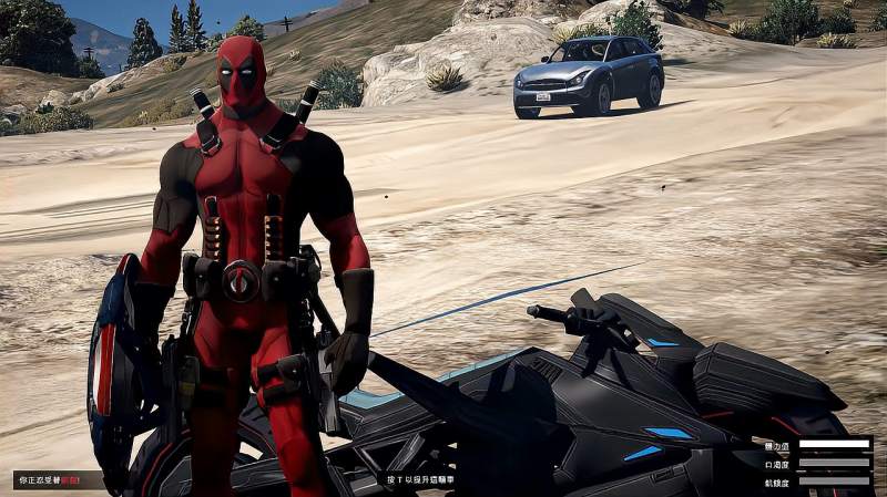 死侍模拟器:游戏中的超级英雄 帮助路人 结果出来一帮黑帮打劫