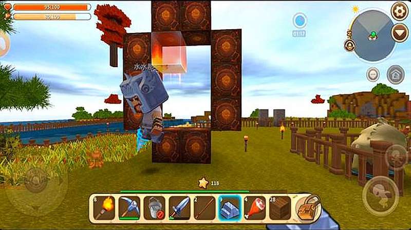 解说迷你世界之为制造地心传送门寻找地心碎片