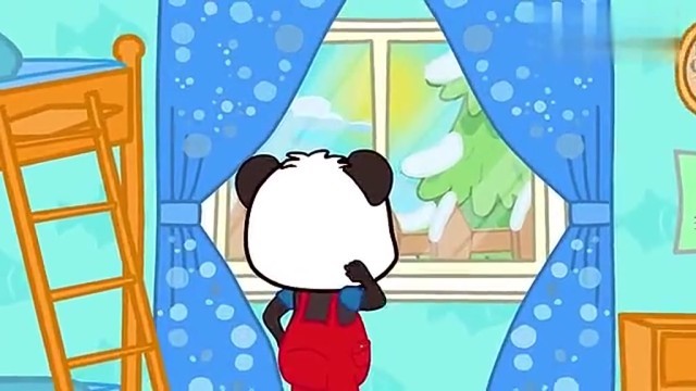 儿童卡通片:小熊猫家里来了一名奇怪的客人